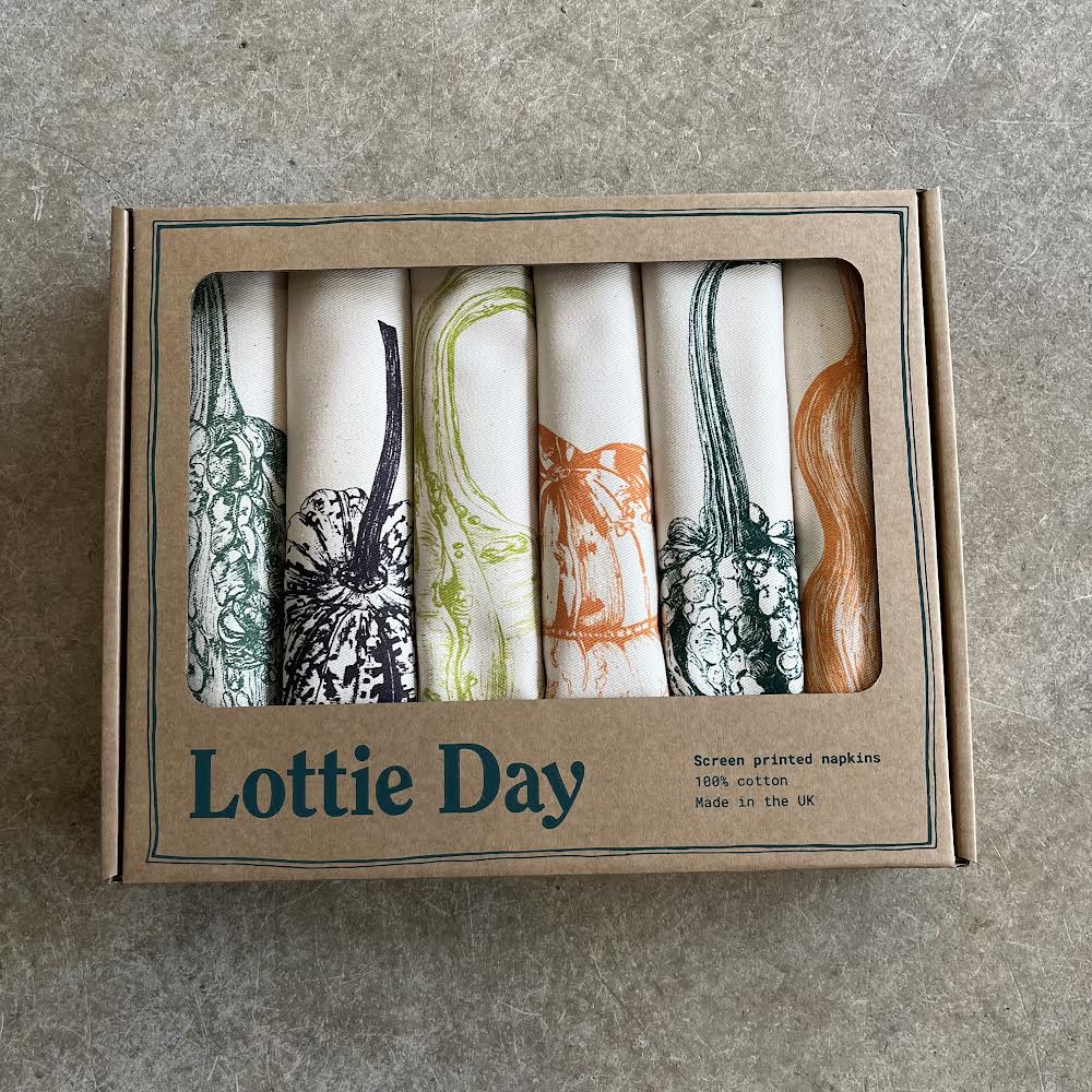 Lottie Day - Squash 6 Piece Napkin Set – Atwin Store