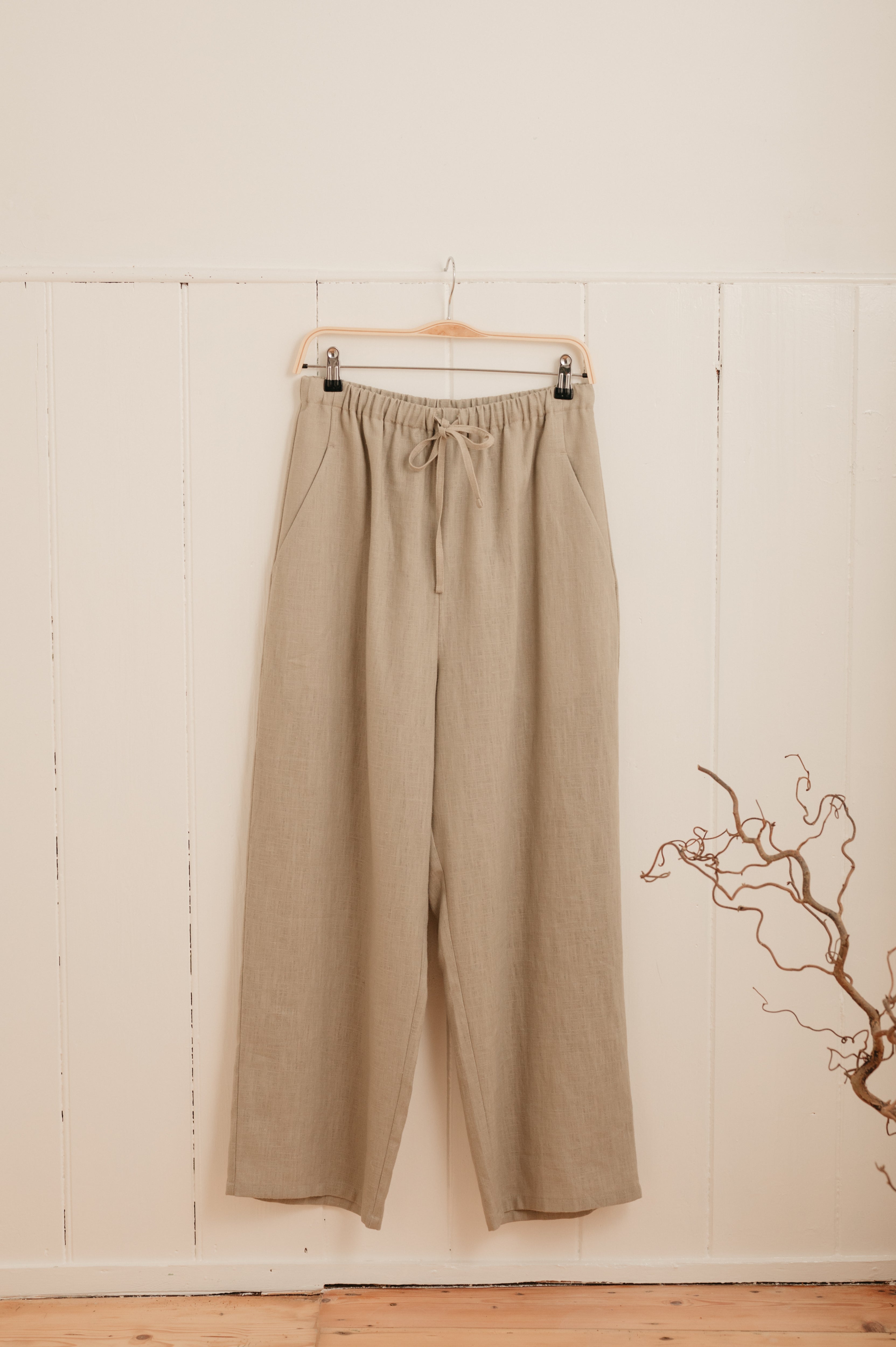 Atwin - The Daily Trouser In Grain Ramie Linen – Atwin Store