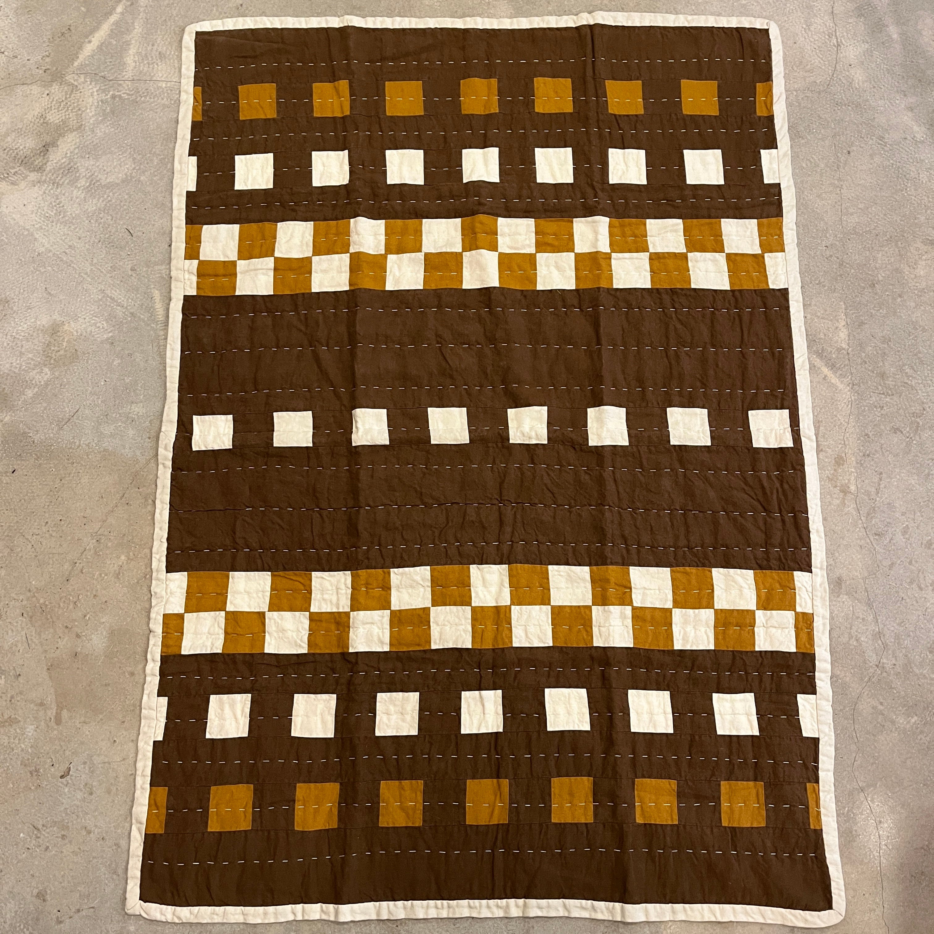 Slow Progress - Golden Hour Patchwork Quilt – Atwin Store