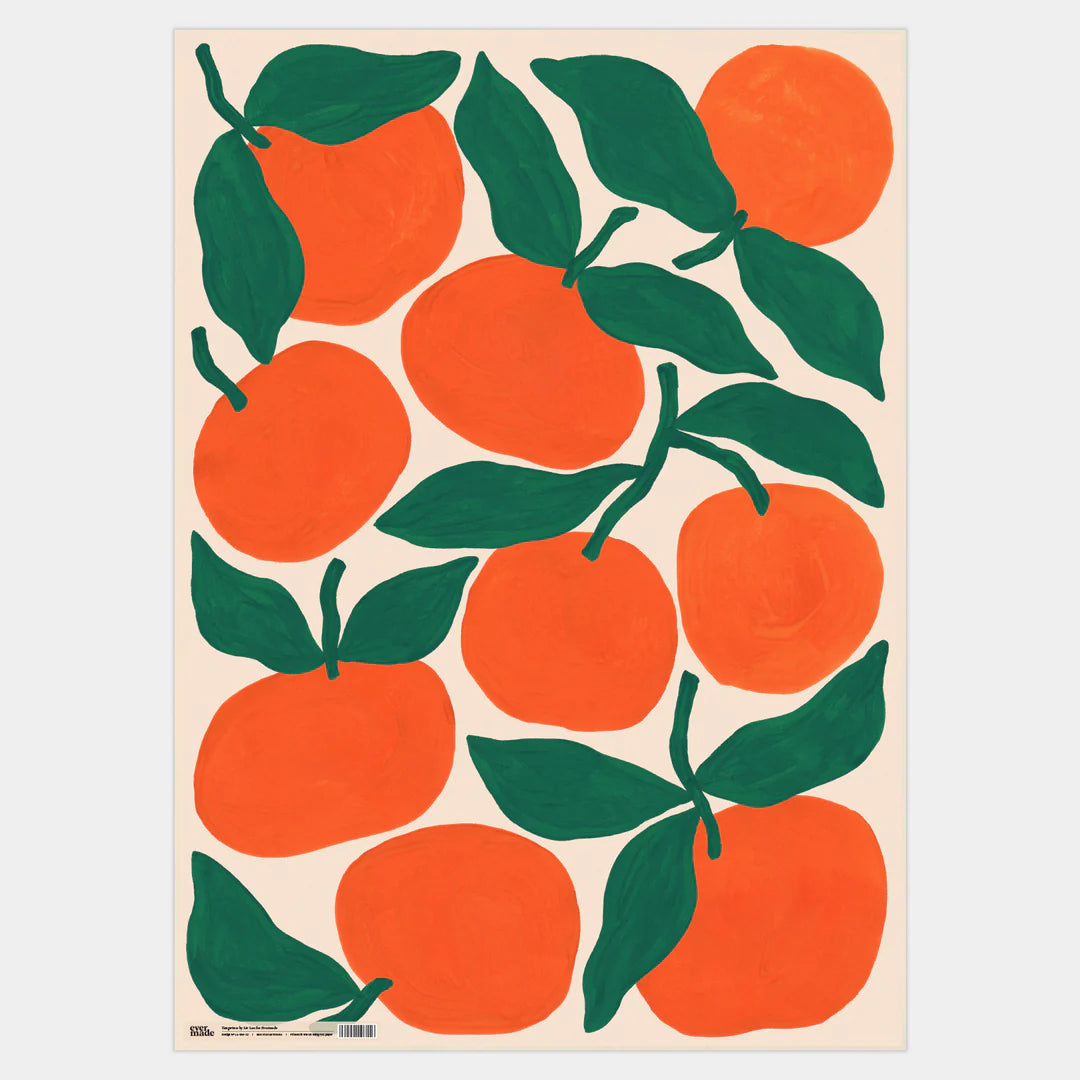 Evermade - Tangerines Gift Wrap | Contemporary Gift Wrap – Atwin Store